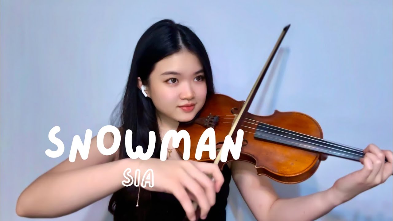 Snowman - SIA | Violin Cover by XJ Violin (with Sheet Music) - YouTube