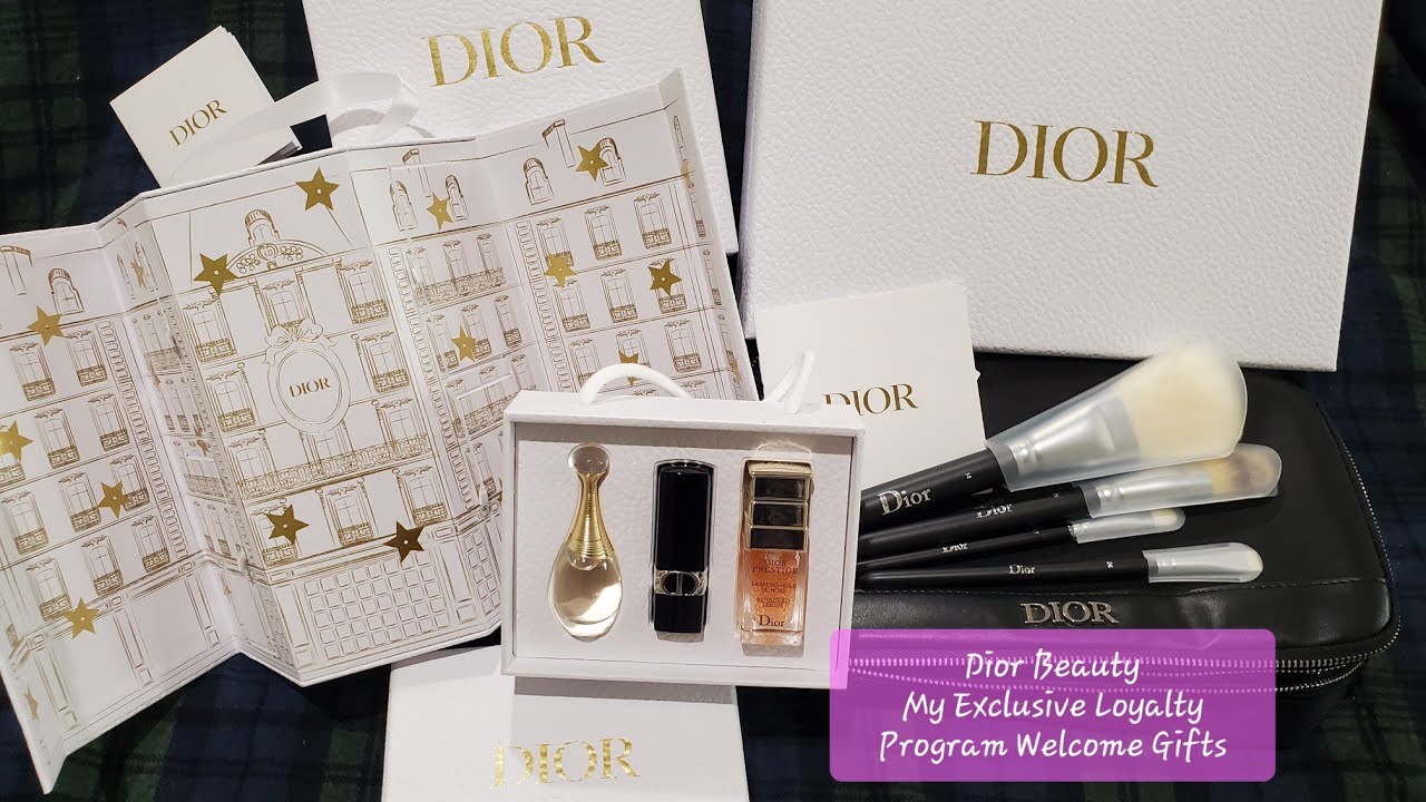 Dior Beauty My Exclusive Loyalty Program Welcome Gifts 😍🎁 - YouTube