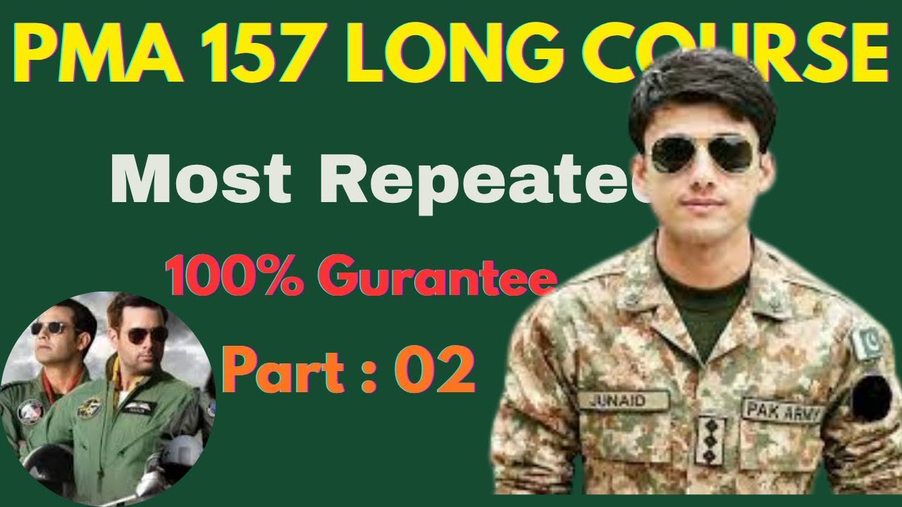 PMA Long Course 157 | Most Important MCQs for Initial Test Preparation ...