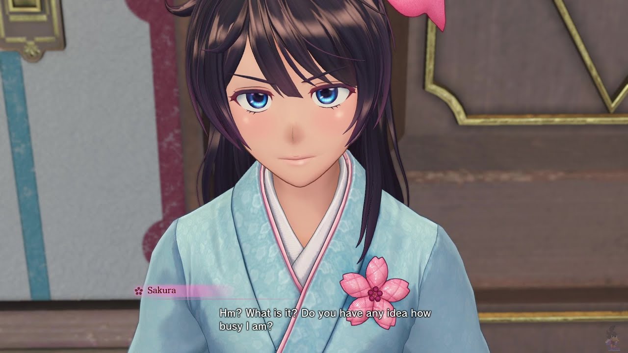Sakura Wars Ch. 3 (19)- Acting out a love confession with Sakura ...