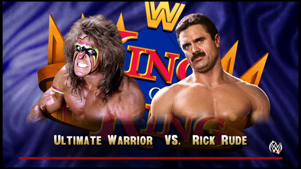 The Ultimate Warrior '90 vs. Rick Rude - YouTube