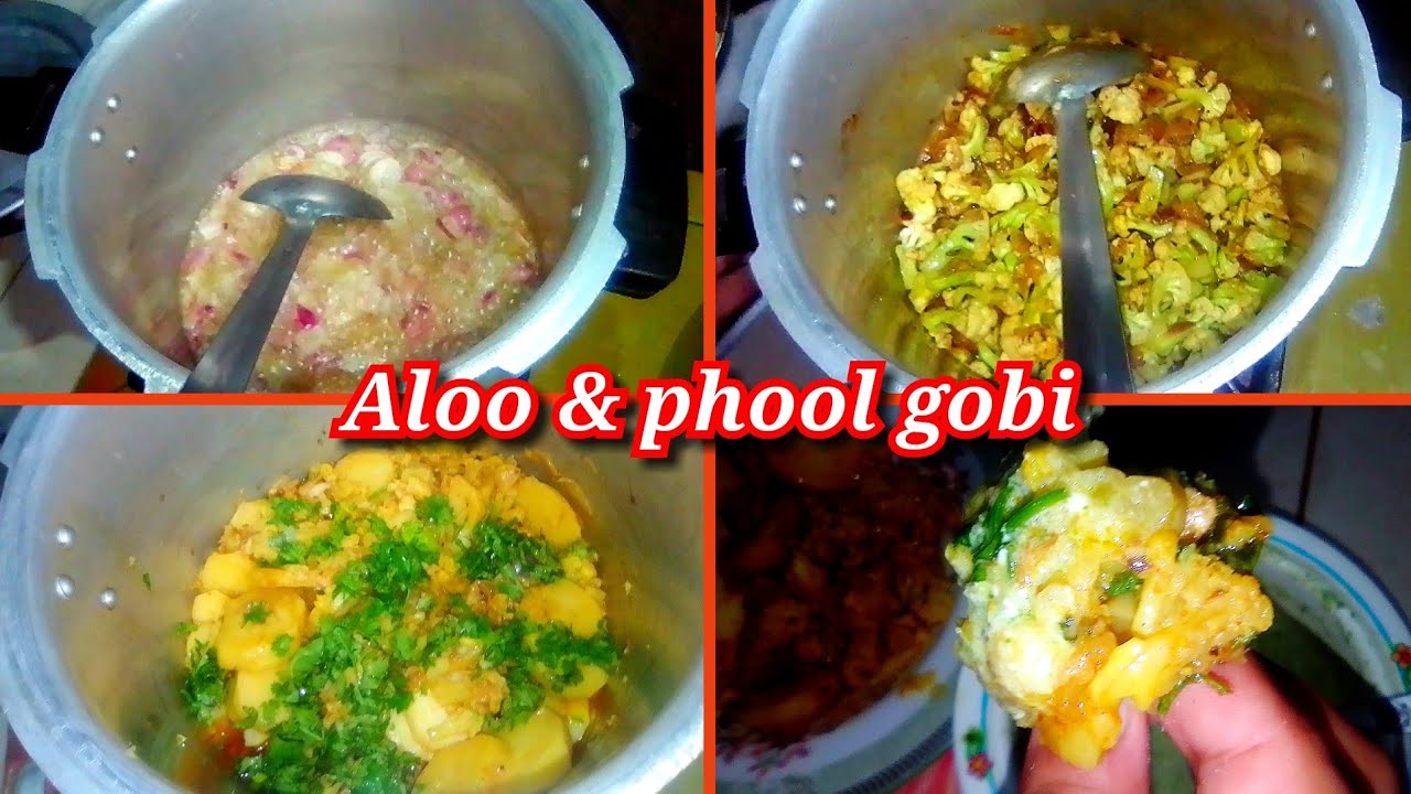 Aloo phool Gobi Ka Salan | Cauliflower & potatoes recipe | Ujala Ka ...