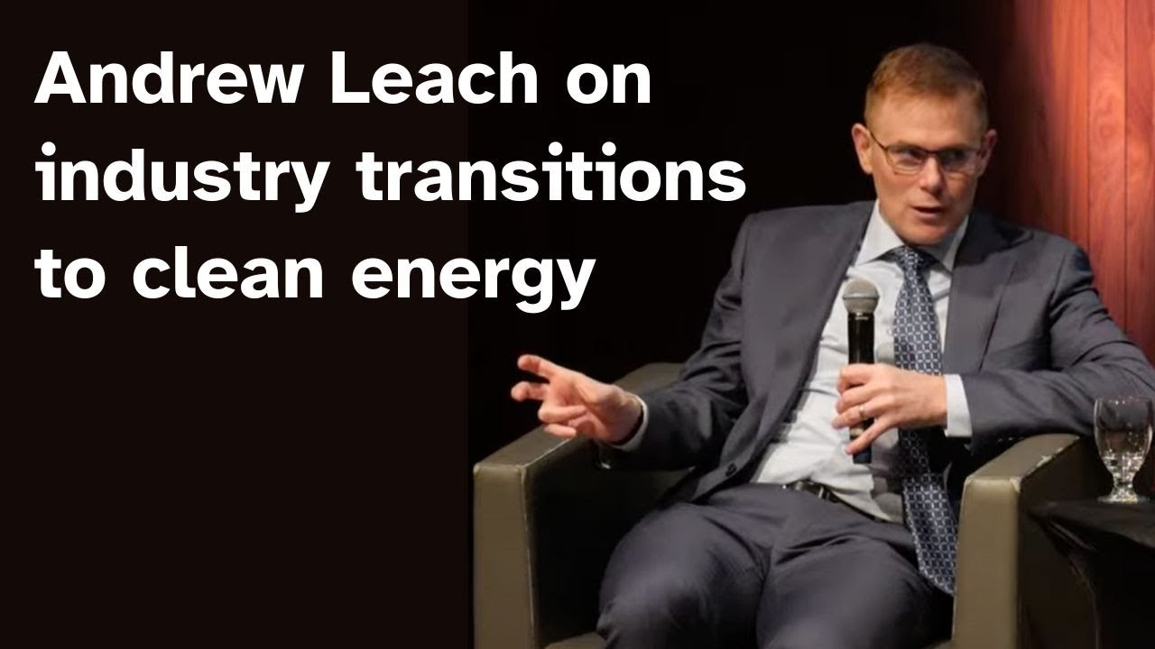 Andrew Leach on industry transitions to clean energy - YouTube