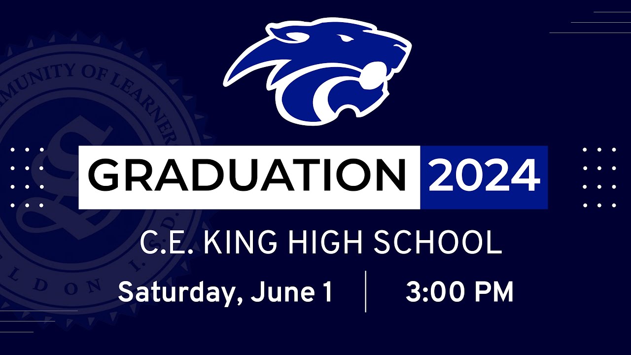 C.E. King High School Graduation Ceremony 2024 | Sheldon ISD - YouTube