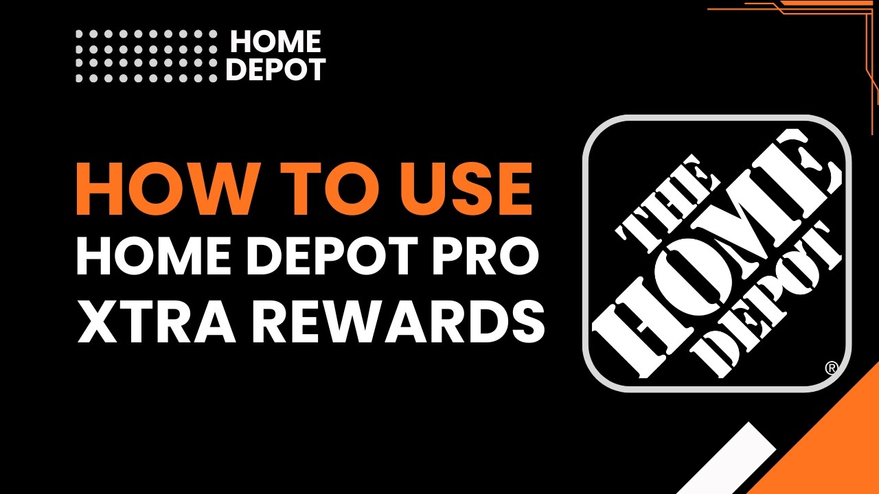 How to Use Home Depot Pro Xtra Rewards - YouTube
