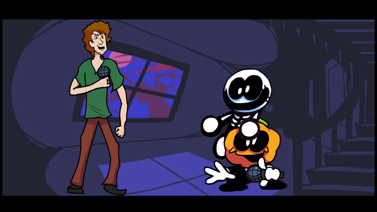 Friday Night Funkin Sprite Animation - Shaggy Scooby-Doo vs Skid & Pump ...