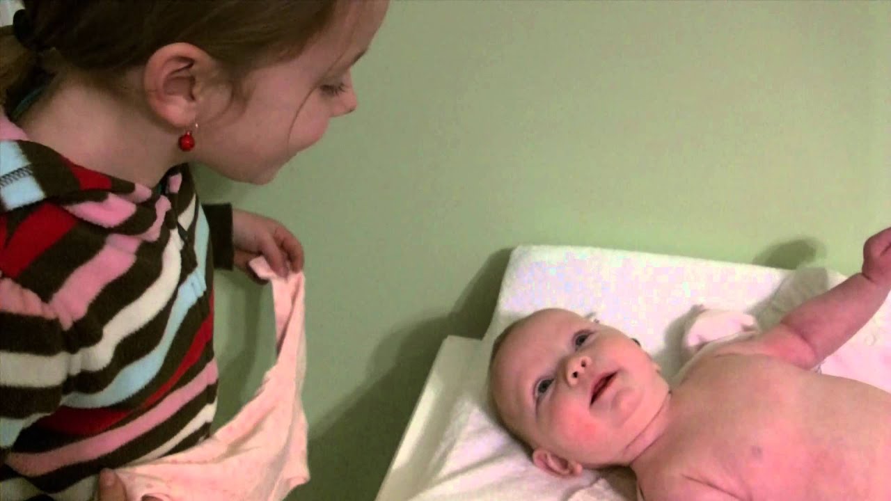 Halen playing Peek-a-Boo with Lizzy - YouTube
