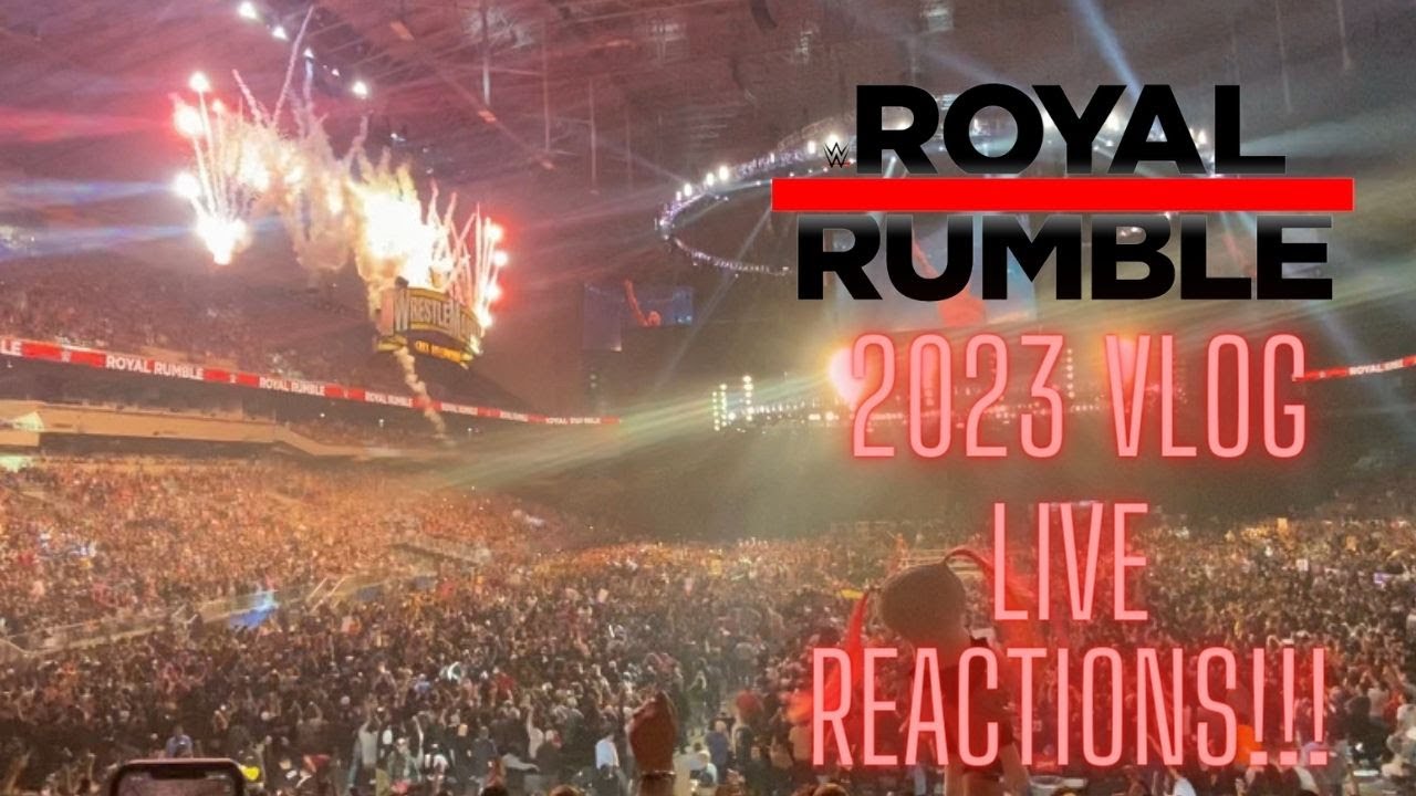 ROYAL RUMBLE 2023 VLOG + LIVE ENTRANCES!! Alamodome San Antonio, Texas ...
