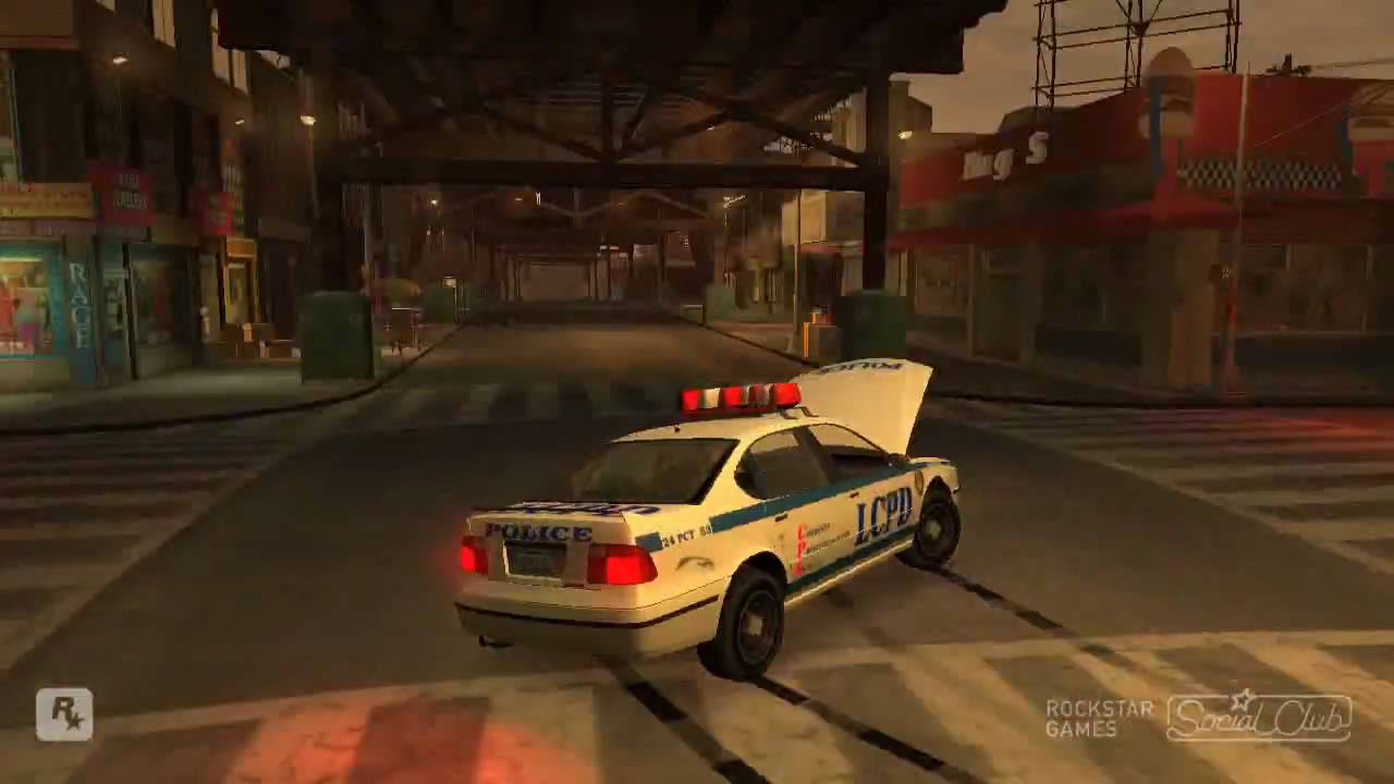 GTA IV pc 9600GT HD video - police chase - YouTube