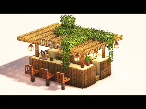 🏡 Minecraft Tutorial | Quiosque de PRAIA⚒️ - YouTube
