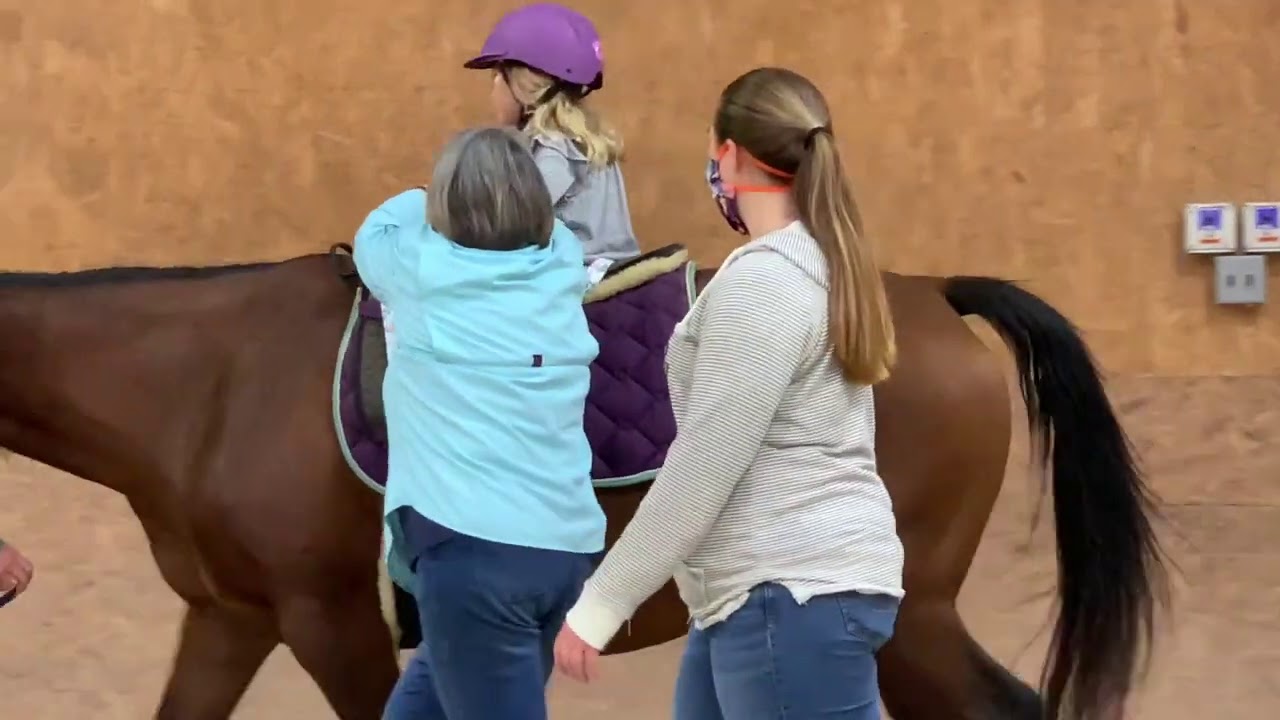 Hippotherapy session Sept. 16, 2020 - YouTube