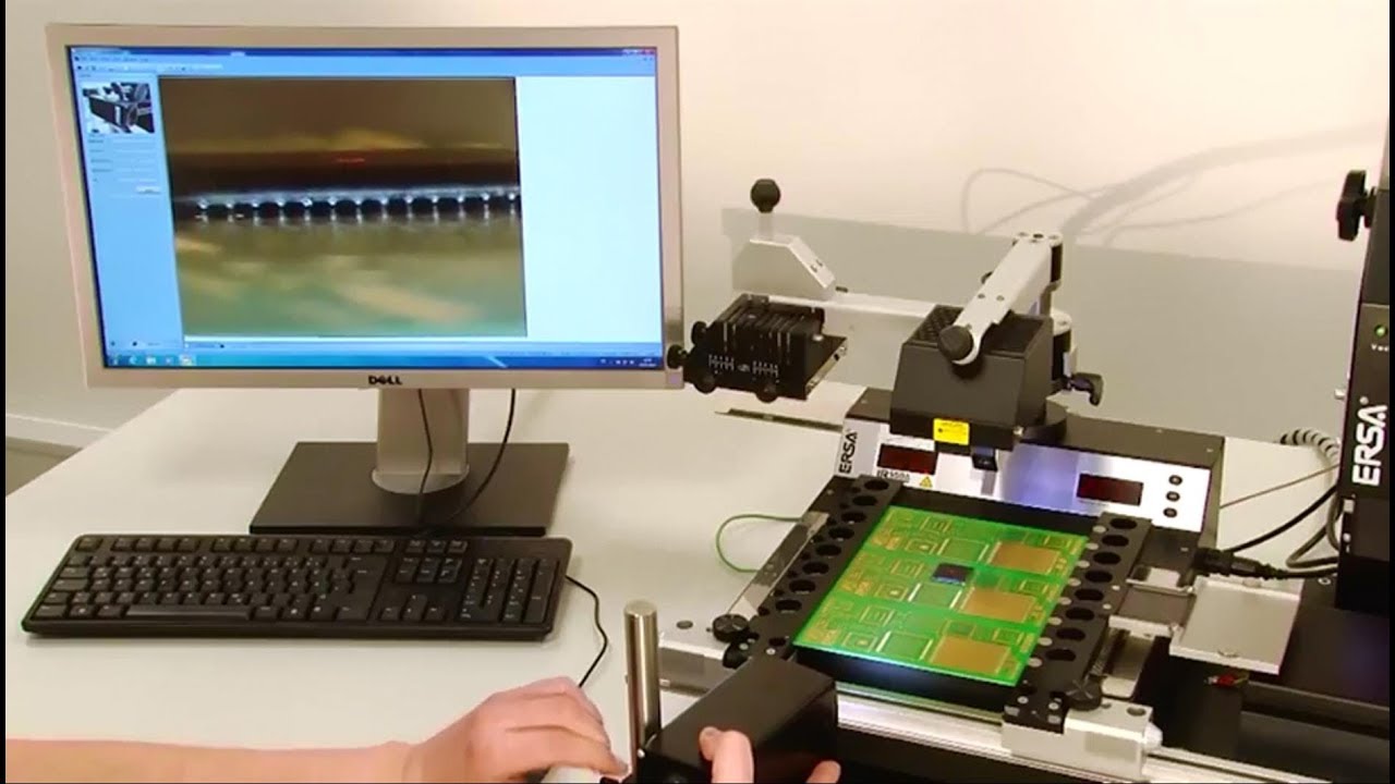 IR550 Bauteil auslöten | Kurtz Ersa Löttechnik - YouTube