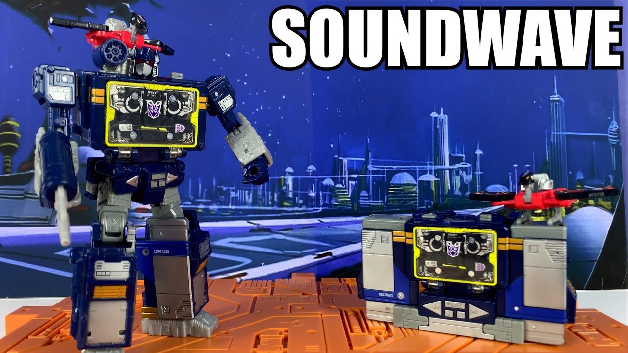Transformers War for Cybertron Trilogy Netflix SOUNDWAVE Unboxing and ...
