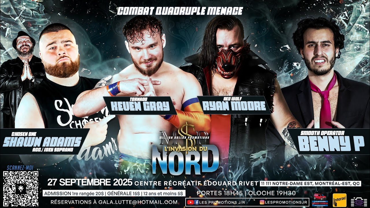 Red Wolf Ryan Moore vs Benny P vs Shawn Adams vs Keven Gray - YouTube