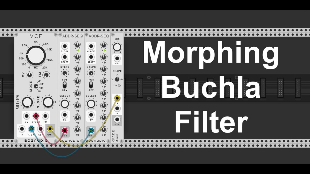 How to make your own Buchla Style Morphing Filter in VCV - YouTube