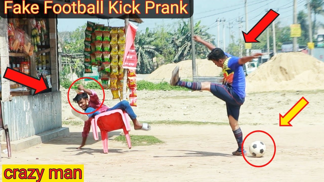 new update viral Football Kick Prank !! Football Scary Prank - Gone ...