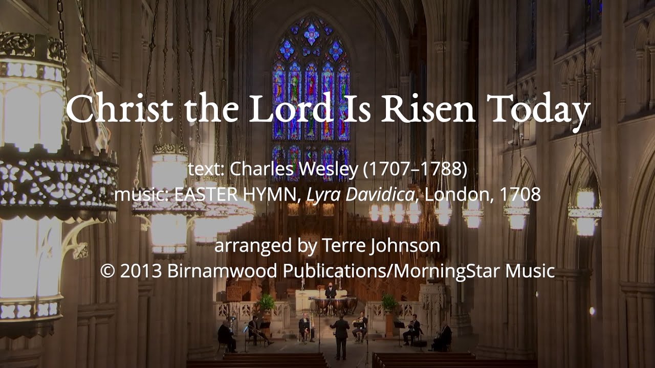Christ the Lord Is Risen Today (EASTER HYMN) - YouTube