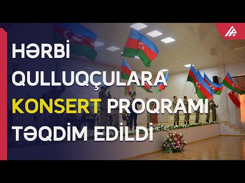 Dövlət Bayrağı Günü münasibətilə hərbi hissədə vətənpərvərlik tədbiri və konsert keçirilib