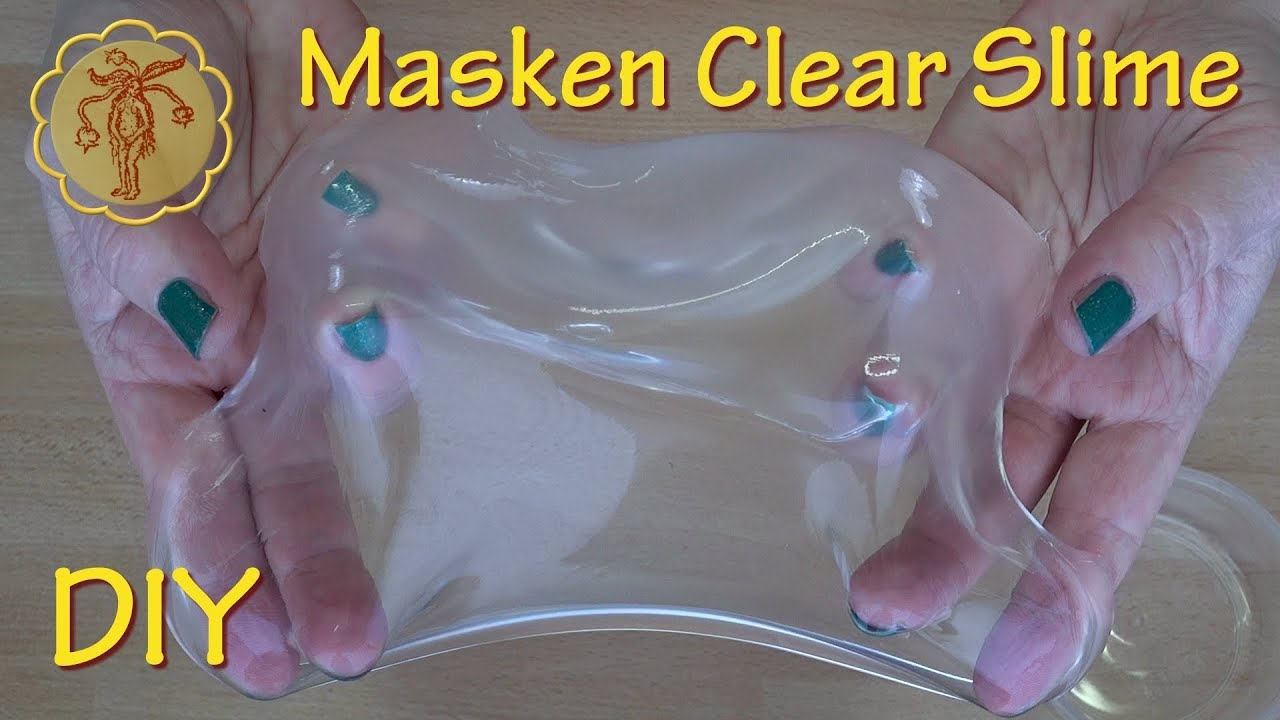 Slime: Clear-Slime aus Peel-off-Masken - YouTube