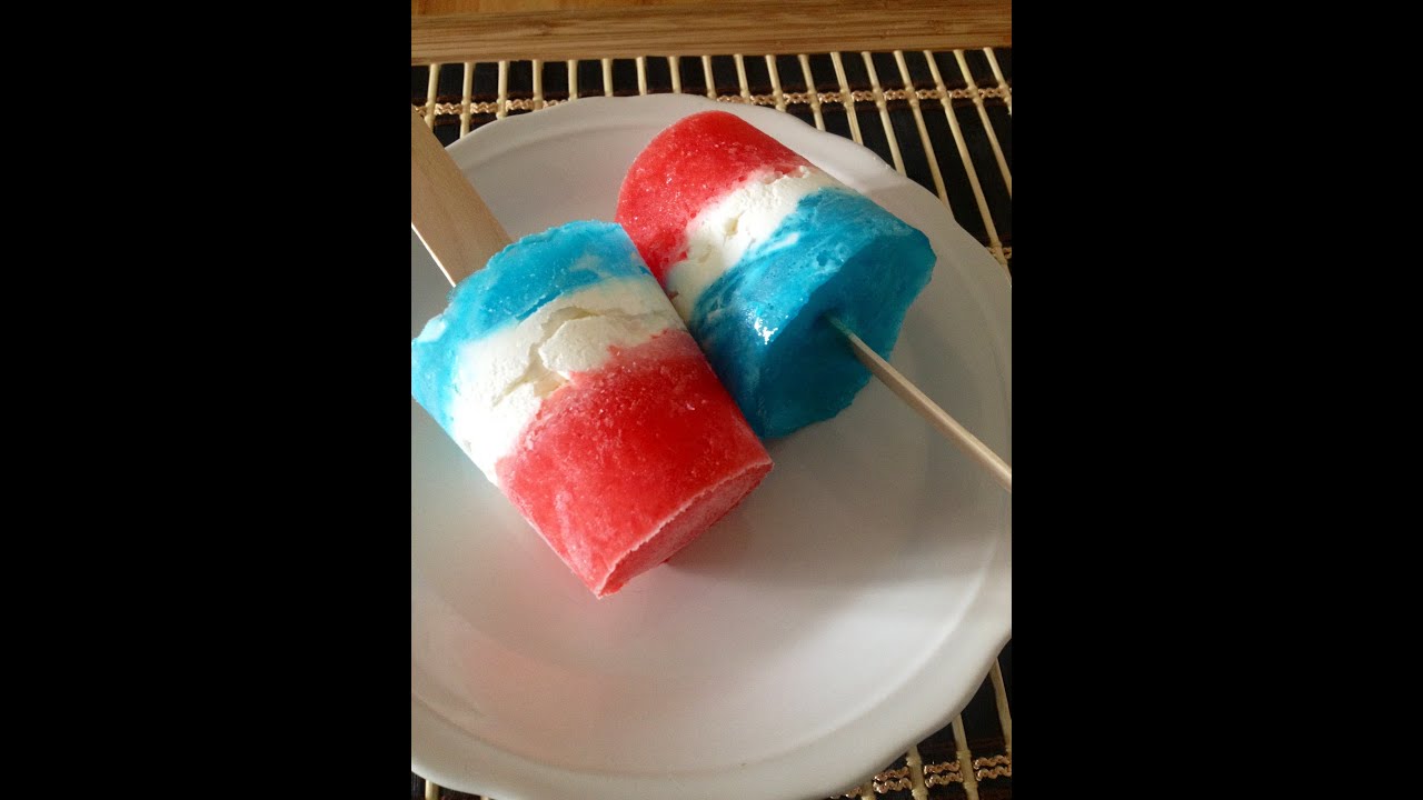 4th of July popsicles - YouTube