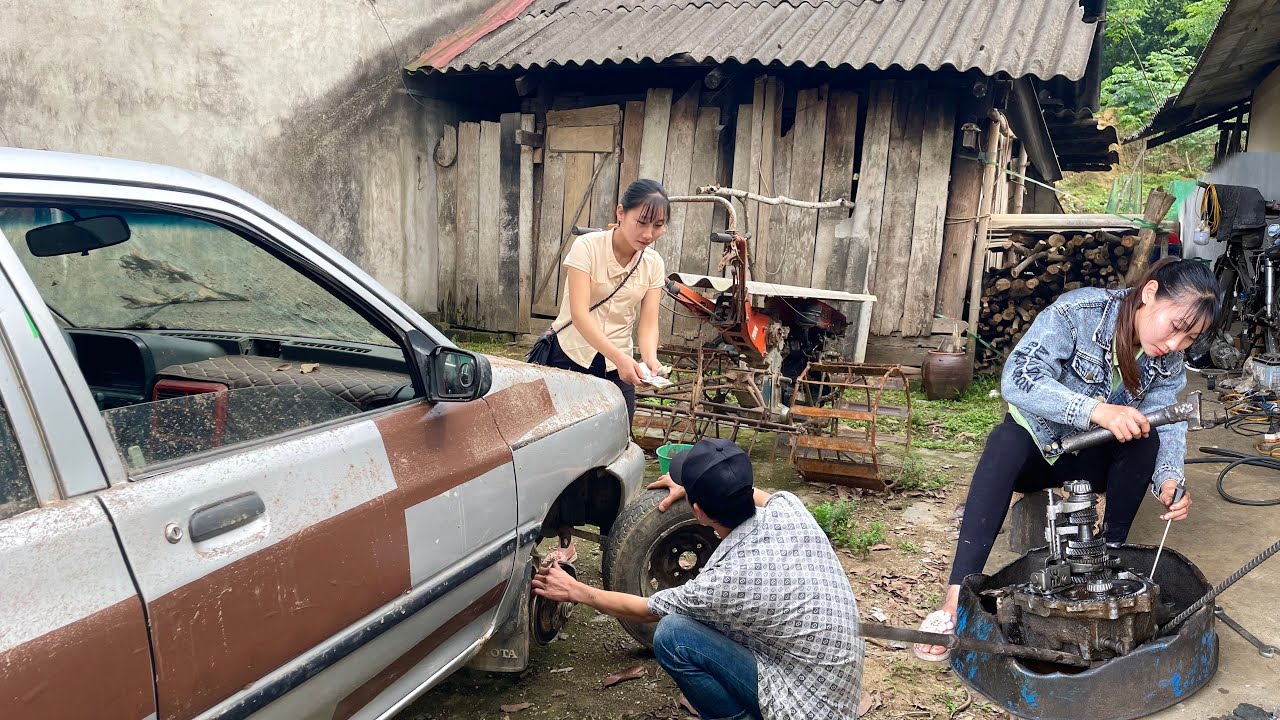 Full video of female mechanic repairing and restoring rusty old things - YouTube