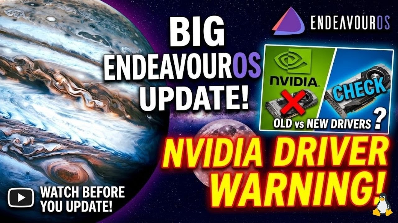EndeavourOS Ganymede Neo: The NVIDIA Change You NEED to Know - YouTube