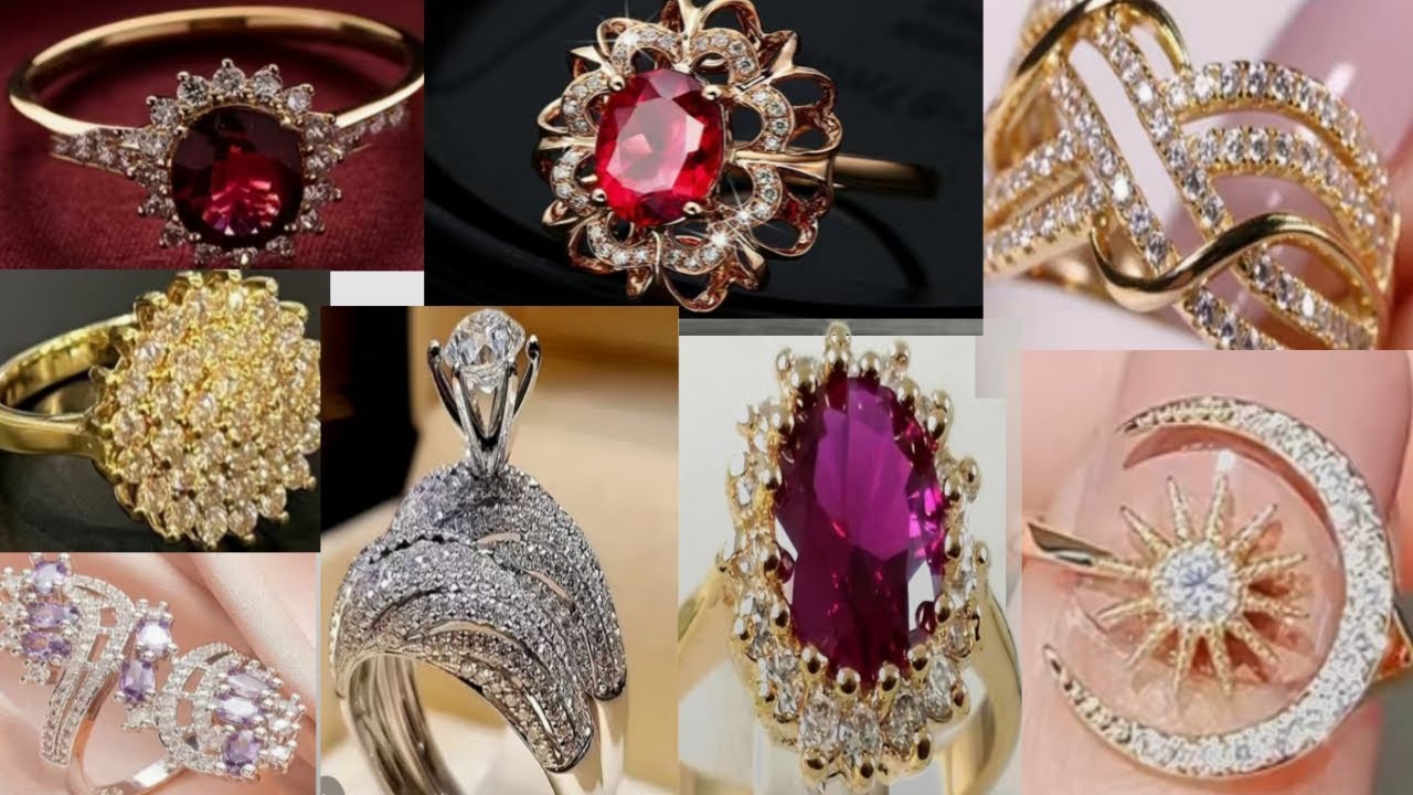 gold ring designs for women|trendy gold rings designs in 2024 - YouTube