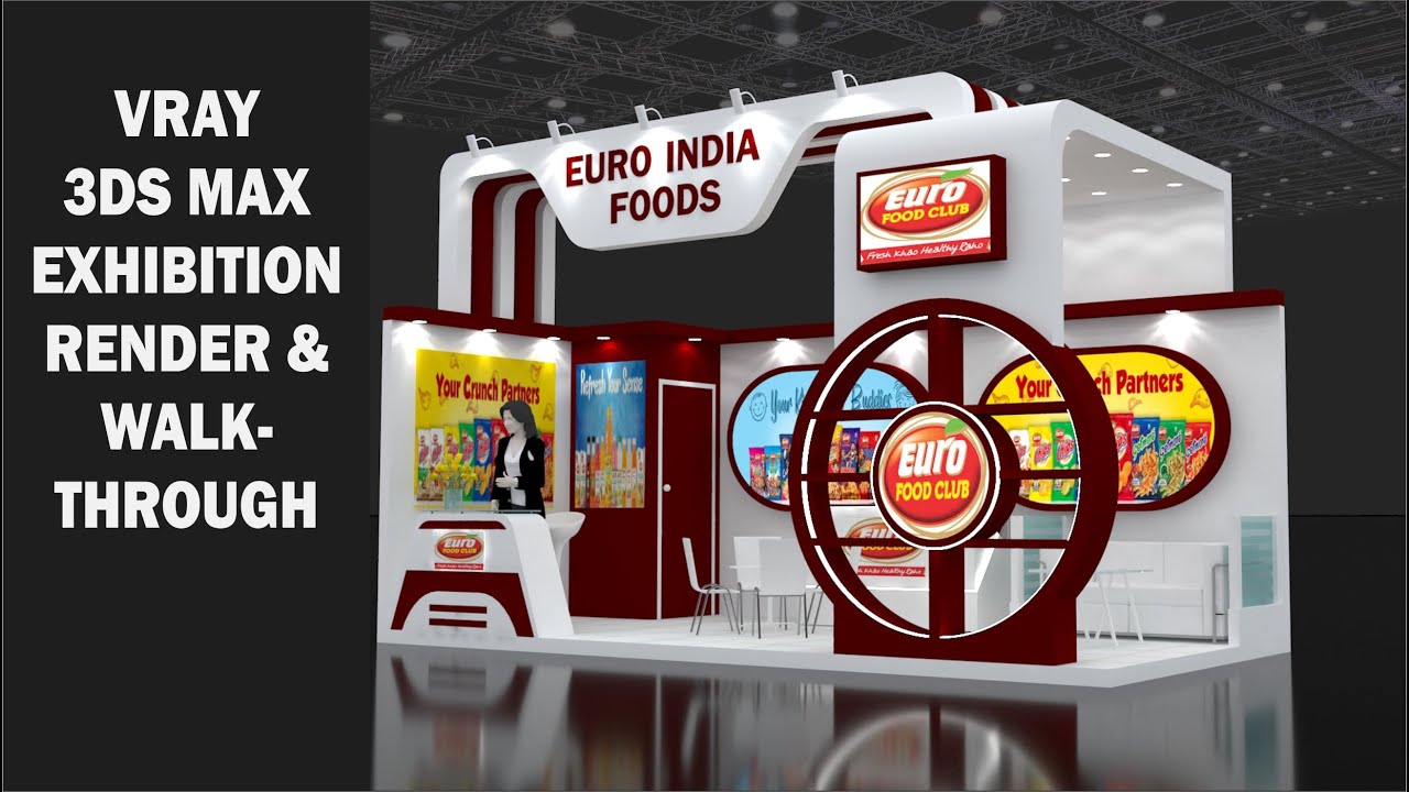 3DS MAX Walkthrough Animation Exhibition || 3ds Creation - YouTube