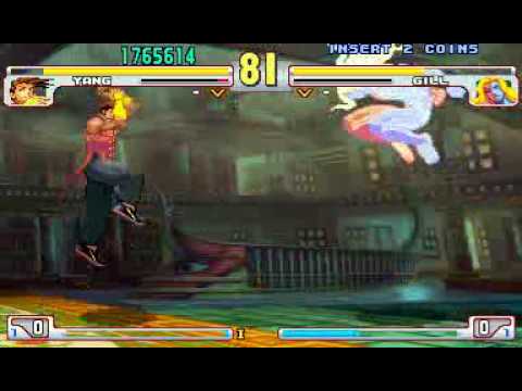 Street Fighter 3: 3rd Strike Boss Fight Yang vs. Gill - YouTube