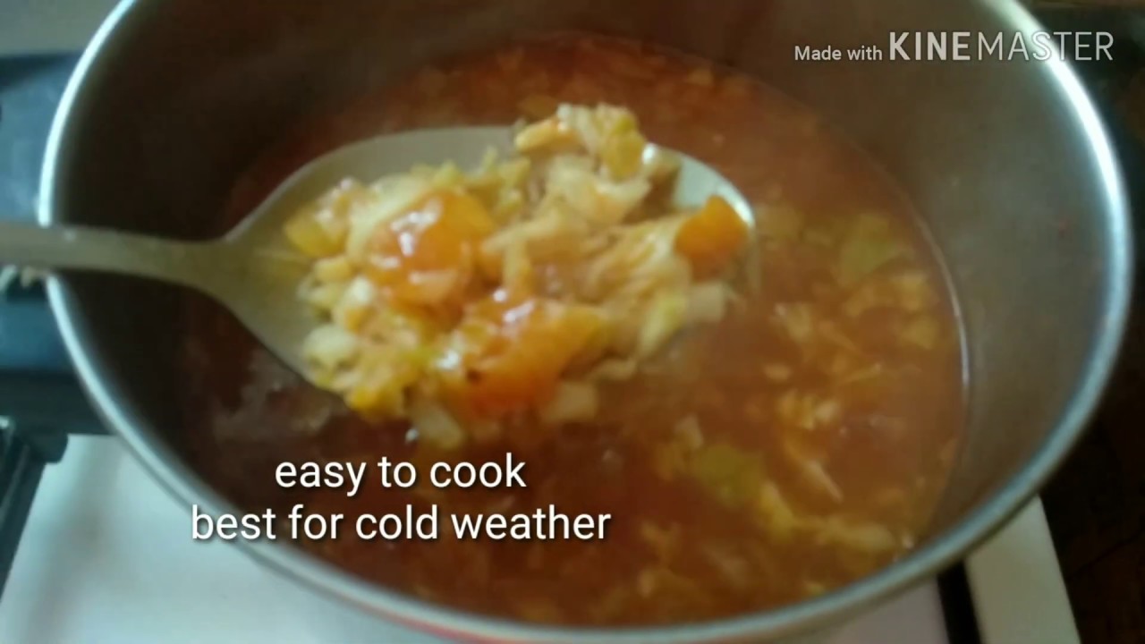 How to cook marak kruv/ israeli soup - YouTube