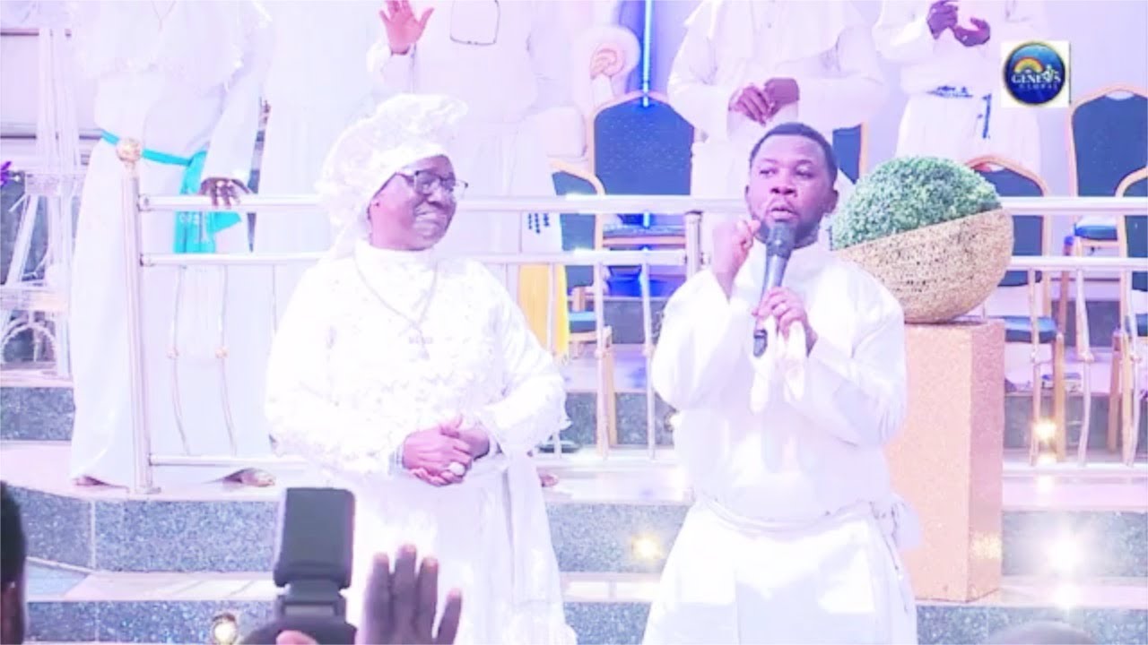 Mama Rainbow celebrating the return of Prophet Israel Oladele Ogundipe ...