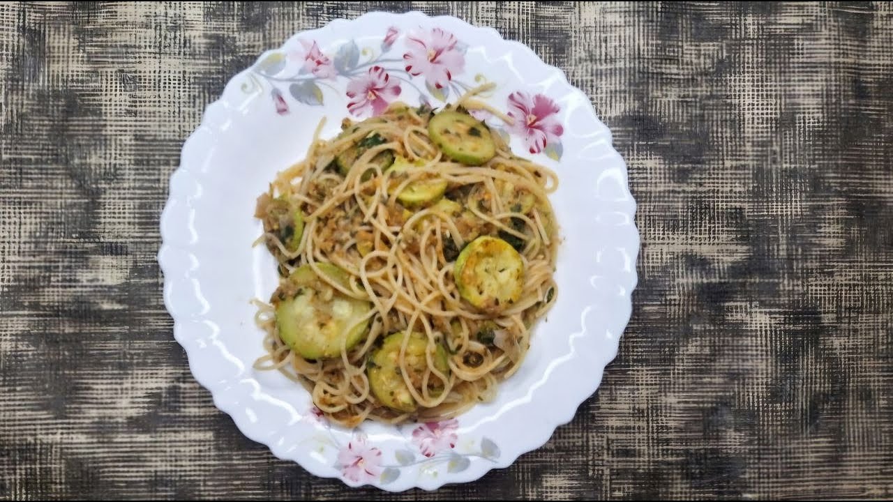 Delicious Bacod Green Pasta, a unique combination! How to prepare ...