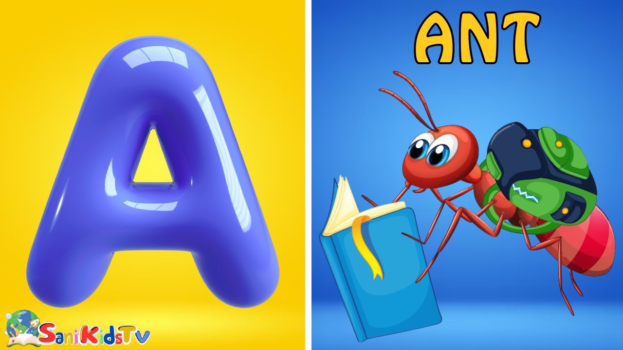 ABC Alphabet Song | A for Ant | Phonics Song with pictures | ABCD ...