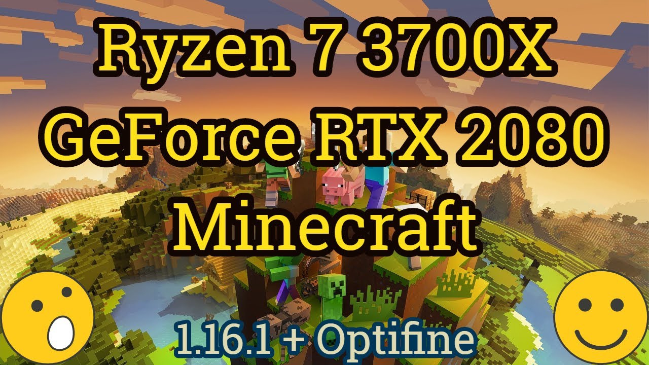 Ryzen 7 3700X + GeForce RTX 2080 = MINECRAFT - YouTube