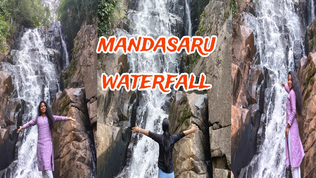 Mandasaru waterfall #ytshorts #youtubeshorts #trending - YouTube