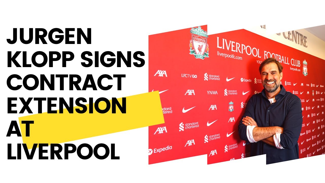 Jurgen Klopp Signs Contract Extension At Liverpool - YouTube