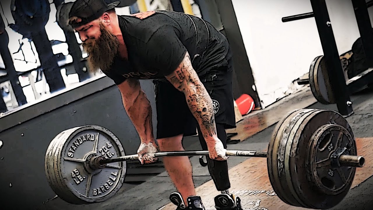 Lil Monstar and One Leg Monster Dead lifting- Primeval Labs - YouTube