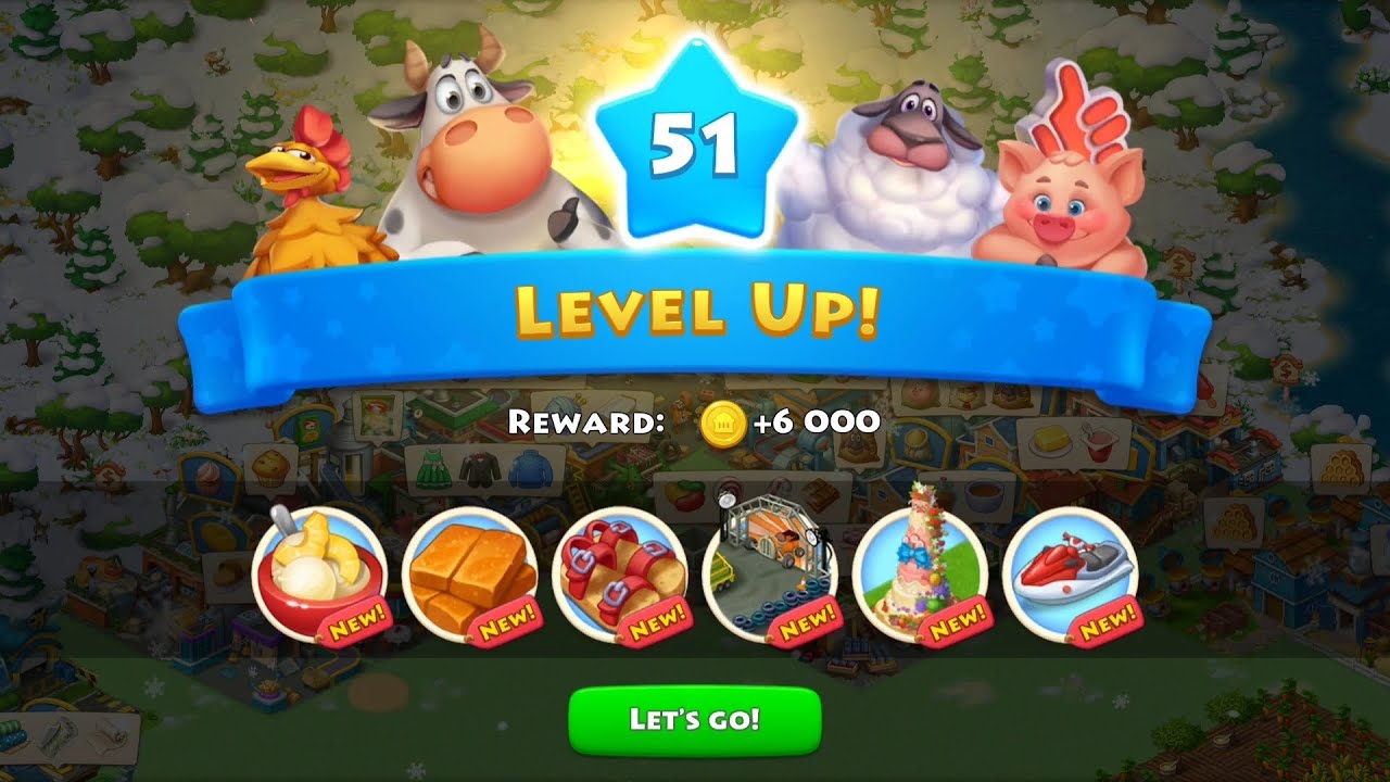 Township Level 50 Part2 level up reach to Level 51|township| Mobile ...