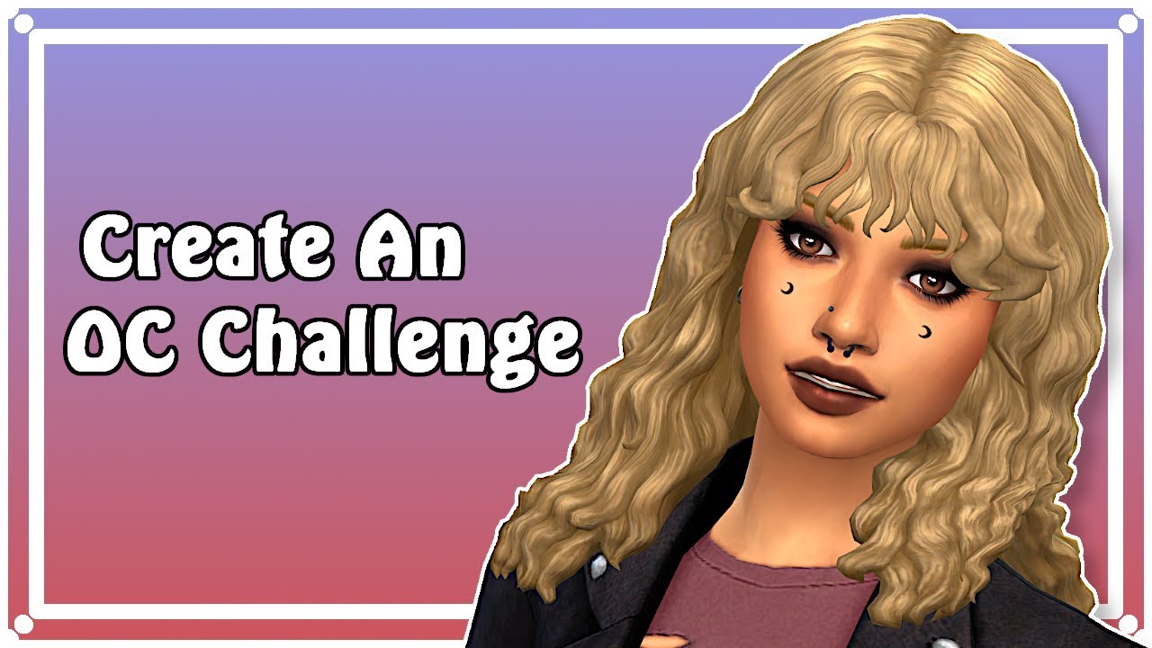 The Sims 4 Create An OC Challenge 🤔 - YouTube