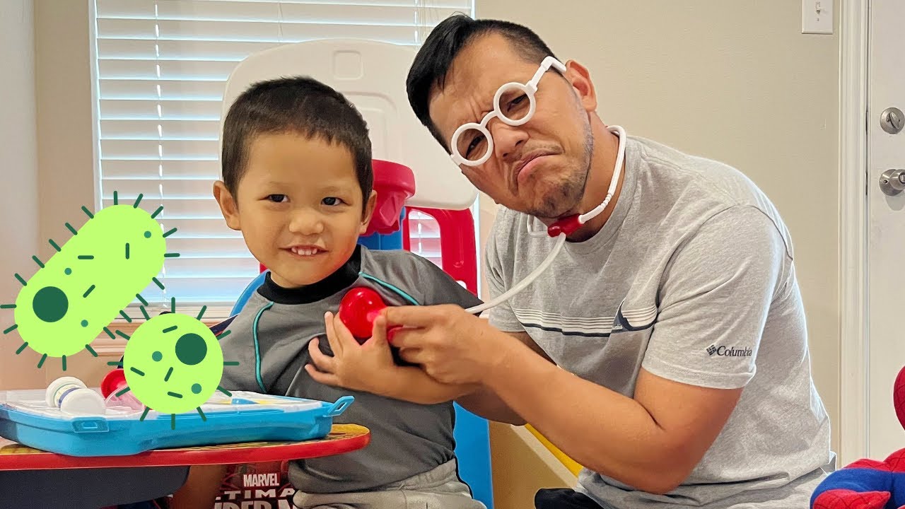 Jasper Pretend Play Wash Your Hands Story - YouTube