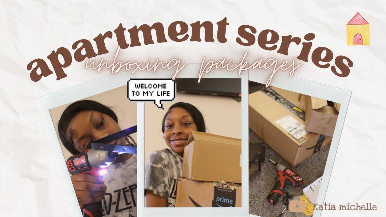 new apartment series 🏠: unbox with me 📦!! - YouTube