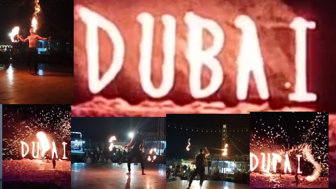 🔥 fire show in dubai desert safari @muthumuthusworld - YouTube