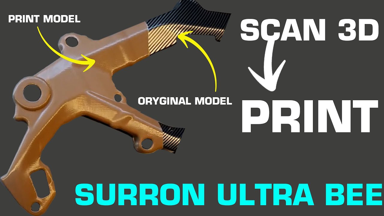 3D Scanning Parts for Surron Ultra Bee + Preparing & 3D Printing the Models - YouTube
