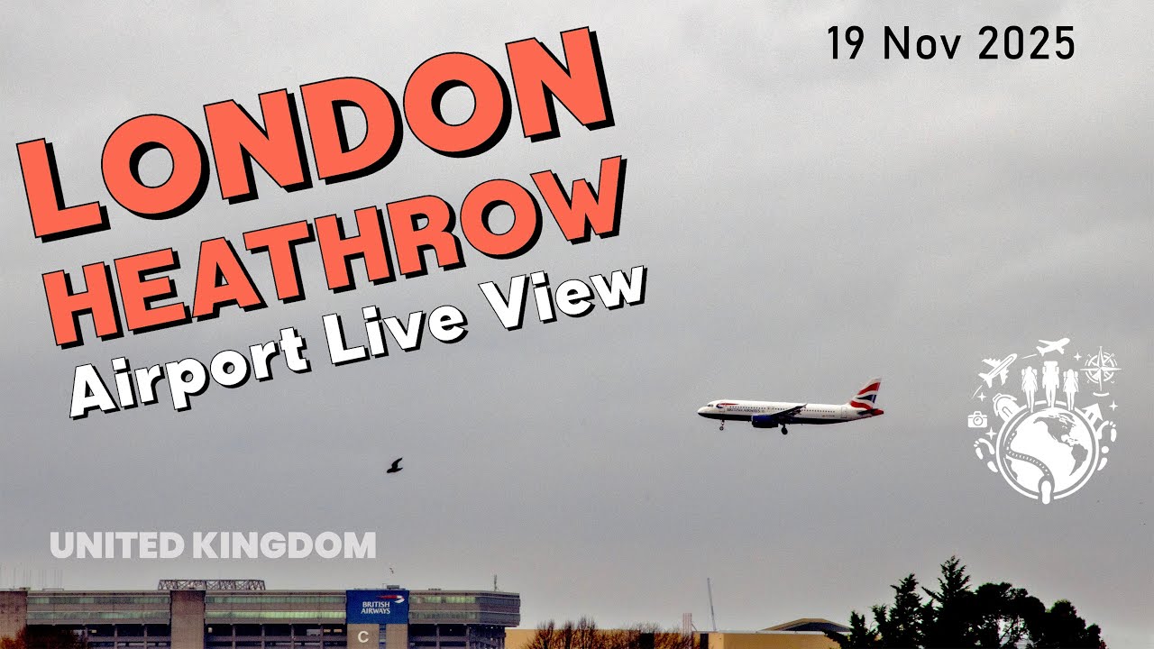 LONDON Heathrow Airport Live Stream - Watch Planes Land in Real-Time ...