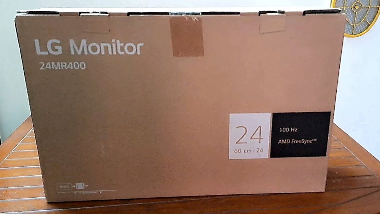 LG 24MR400 PC Monitor unboxing - YouTube