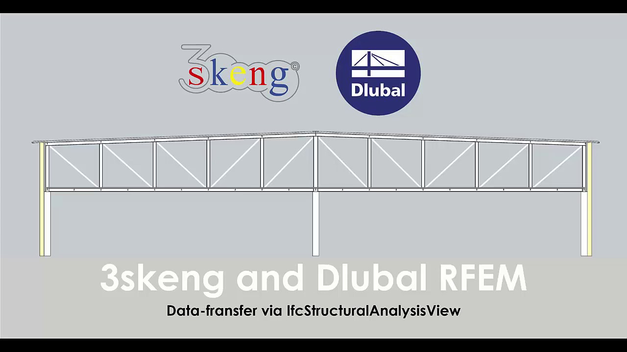 Structural Analysis with 3skeng for SketchUp and Dlubal RFEM - YouTube