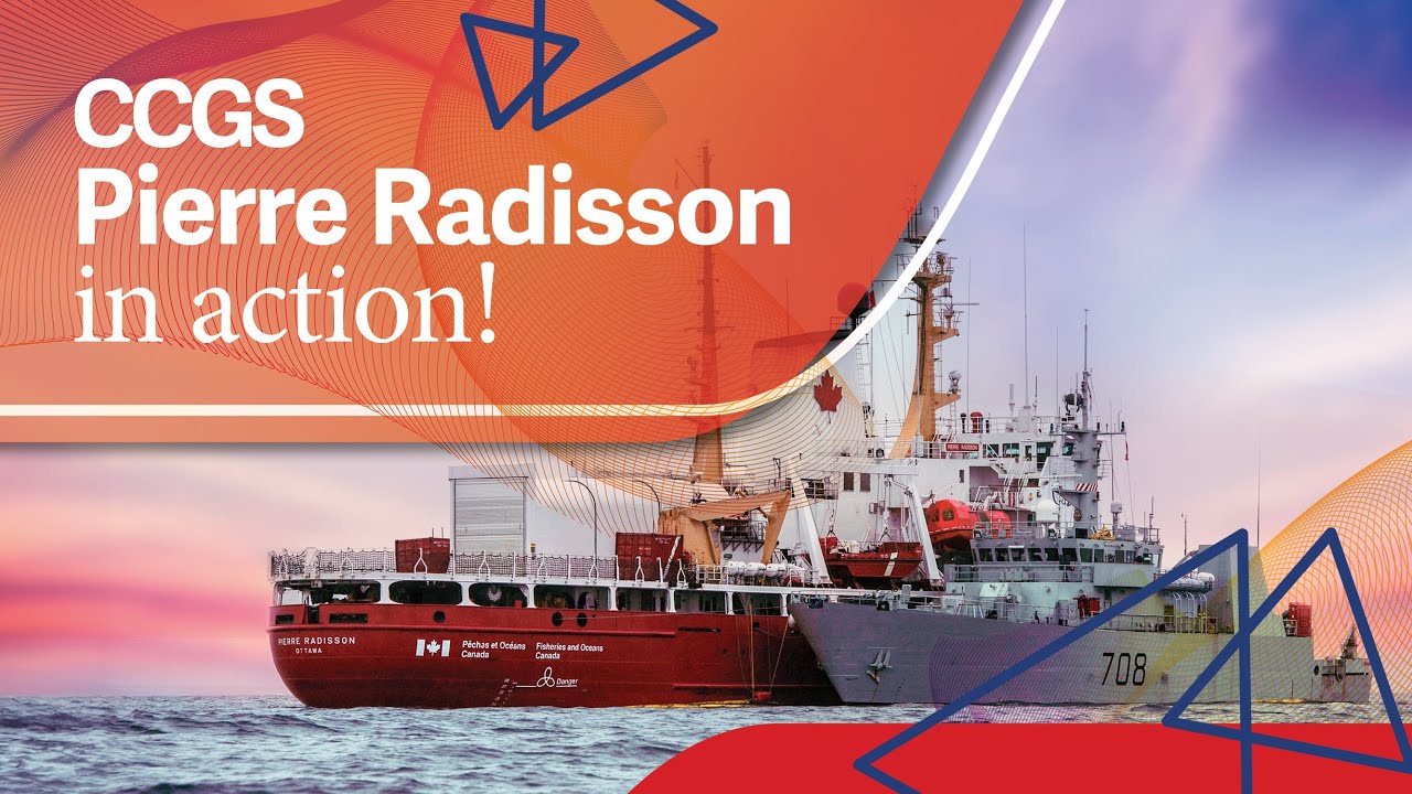 CCGS Pierre Radisson in action! - YouTube