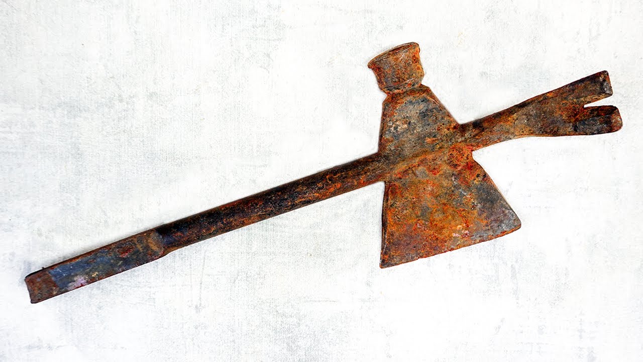 Restoration Rusty Axe Multi Tool - YouTube