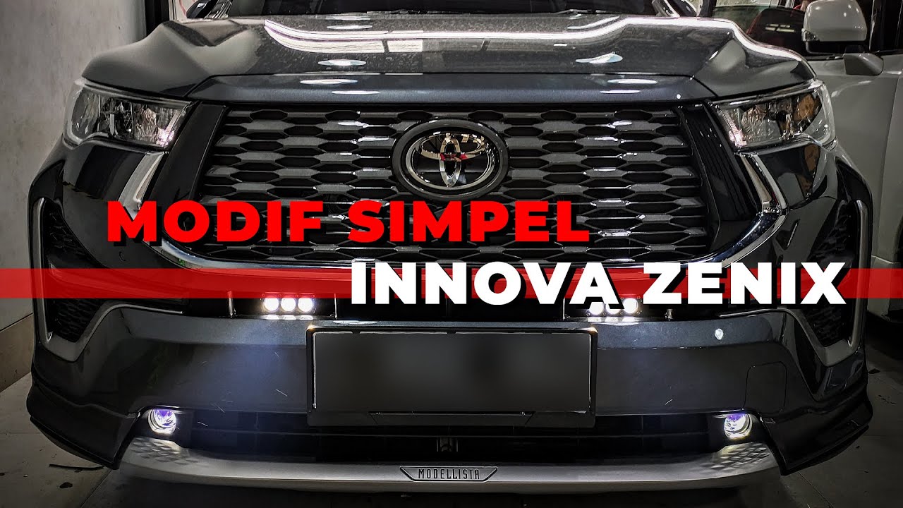 MODIF SIMPEL PERLAMPUAN INNOVA ZENIX!!! - YouTube
