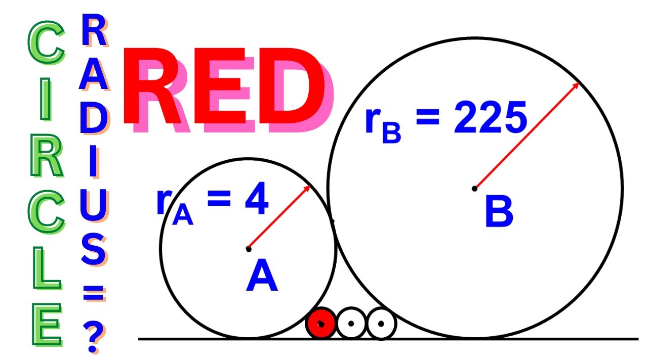 Uncovering the Mystery of the Small Circle's Radius! | Find the Radius ...